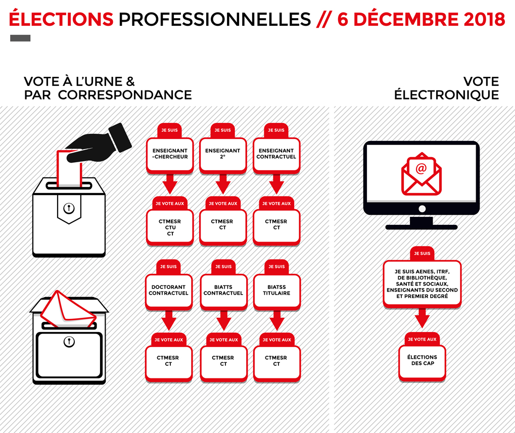 Université Grenoble Alpes - Les élections professionnelles